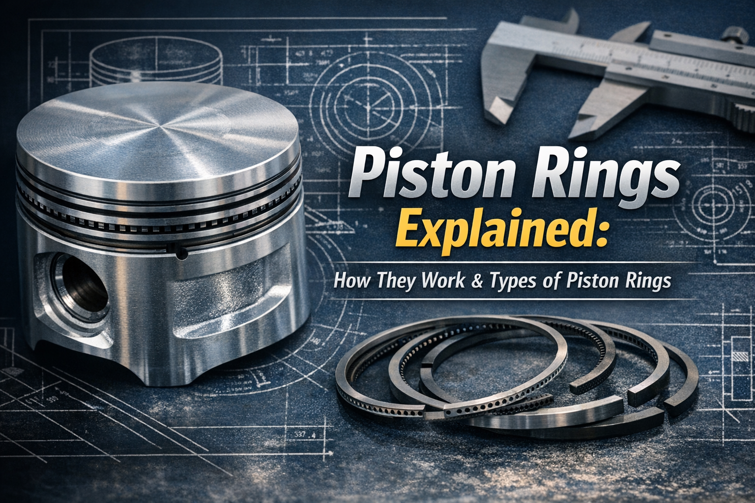 Piston Rings Explained | Types, Function, and Engine Longevity – iNOUE ...